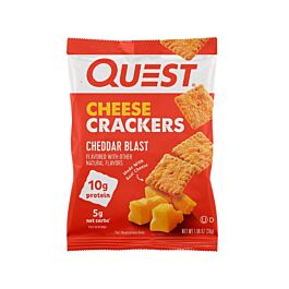 Quest Nutrition Cheese Crackers 4 Bags/Box Cheddar Blast | Supplement King